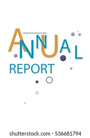 Chaotic Annual Report Vector Cover Page Stock Vector (Royalty Free ...