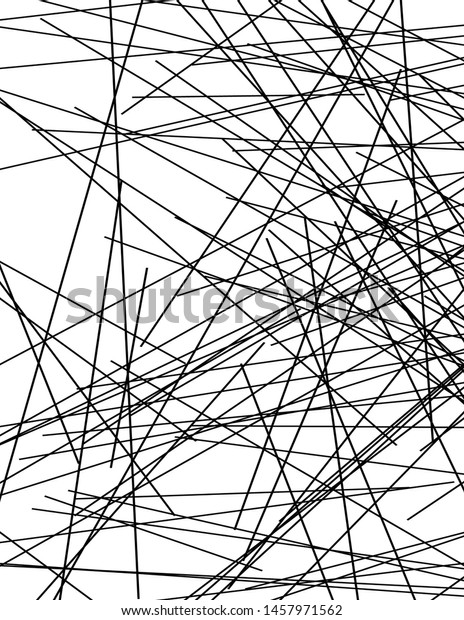 Chaotic Lines Random Chaotic Lines Scattered Stock Vector (Royalty Free) 1457971562 | Shutterstock