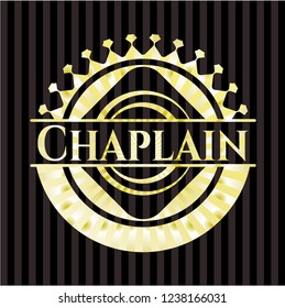 Chaplain Golden Emblem Stock Vector (Royalty Free) 1238166031 ...