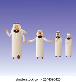 1,424 Gulf characters Images, Stock Photos & Vectors | Shutterstock