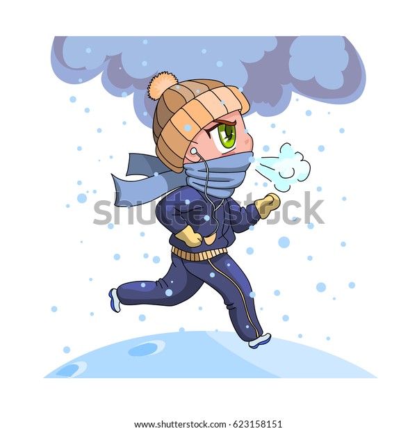 Character design in manga comics and anime cartoons style. Chibi boy ...