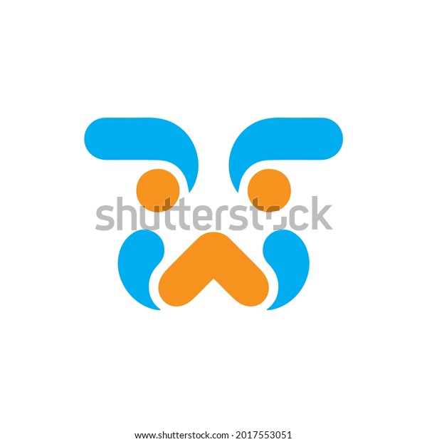 Character Face Illustartion Vector Design Stock Vector (Royalty Free ...