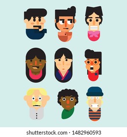 Character Pack People Illustration Bundle Stock Vector (Royalty Free ...