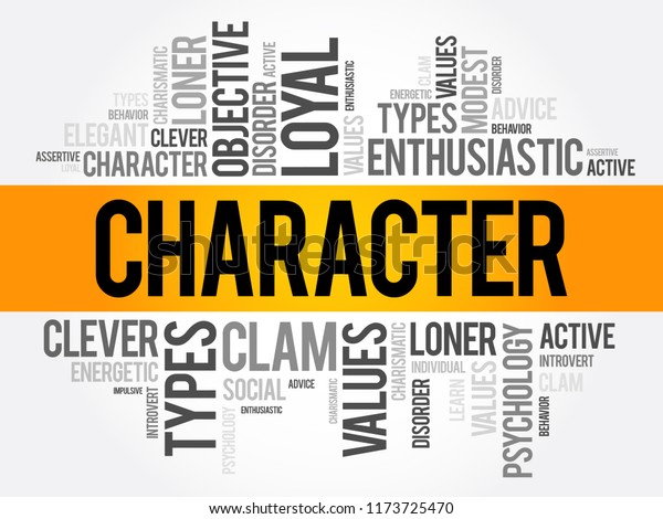 Character Word Cloud Collage Social Concept Stock Vector (Royalty Free ...