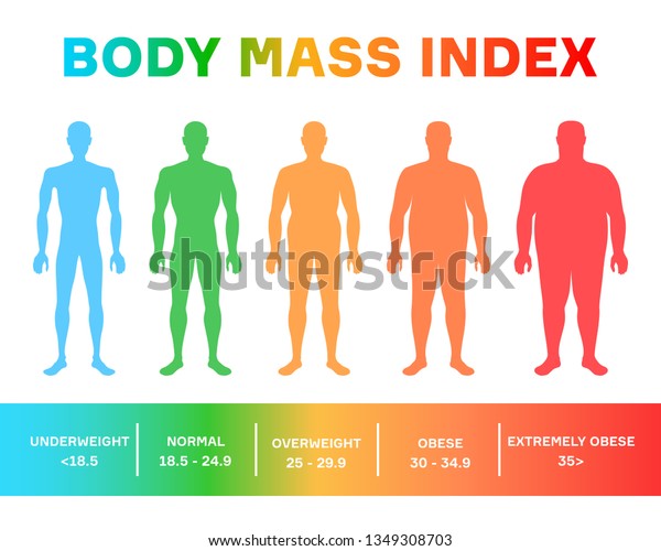 Characterizing Male Silhouettes Different Stages Body Stock Vector ...