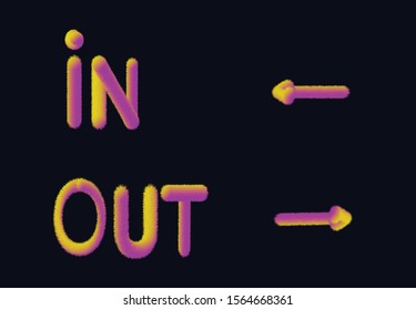 Charater Vector Showing Out Stock Vector (Royalty Free) 1564668361 ...