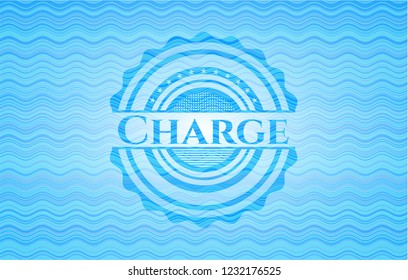 Charge Water Emblem Stock Vector (Royalty Free) 1232176525 | Shutterstock