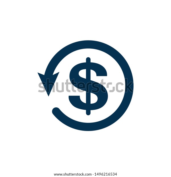 Chargeback Icon Symbol Return Money Vector Stock Vector (Royalty Free ...