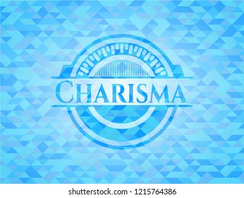 Charisma Light Blue Emblem Triangle Mosaic Stock Vector (Royalty Free ...