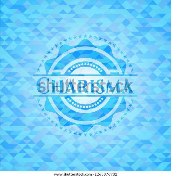 Charisma Realistic Sky Blue Mosaic Emblem Stock Vector (Royalty Free ...