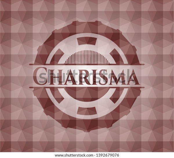 Charisma Red Seamless Geometric Emblem Stock Vector (Royalty Free ...