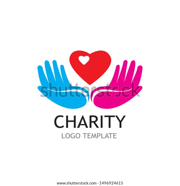 Charity Logo Vector Illustration Template Stock Vector (Royalty Free ...