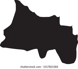 Charles City County Map State Virginia Stock Vector (Royalty Free ...