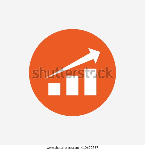 Chart Arrow Sign Icon Success Diagram Stock Vector (Royalty Free ...