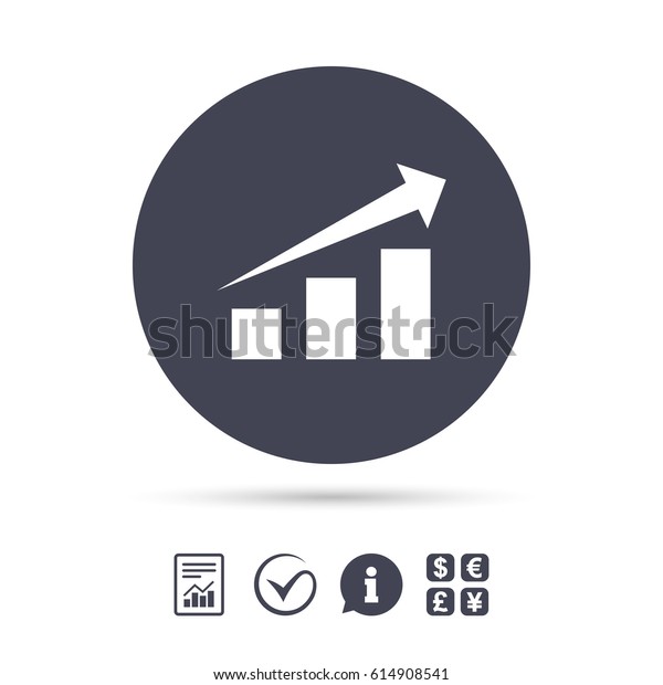 Chart Arrow Sign Icon Success Diagram Stock Vector (Royalty Free ...