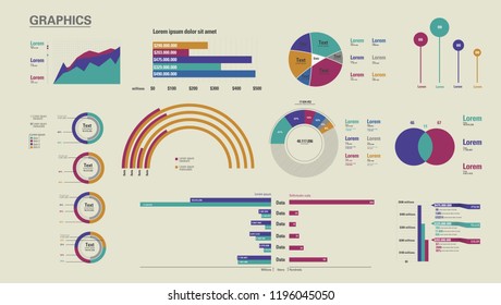 Chart Graphic Business Diagram Data Financebusiness Stock Vector ...