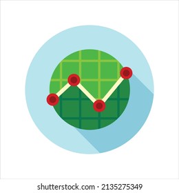 Chart Grid Vector Icon Symbol Design Stock Vector (Royalty Free ...