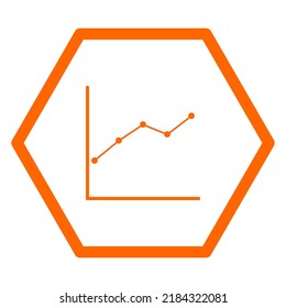 Chart Hexagon On White Stock Vector (Royalty Free) 2184322081 ...