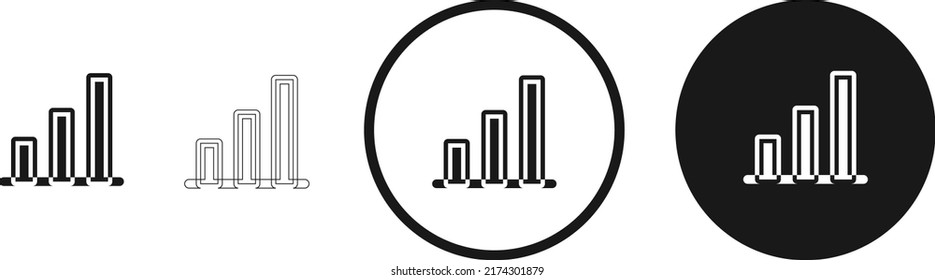 Chart Histogram Icon Web Icon Set Stock Vector (Royalty Free) 2174301879 | Shutterstock