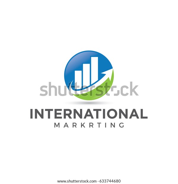 Chart Marketing Arrow Logo Icon Vector Stock Vector (Royalty Free ...