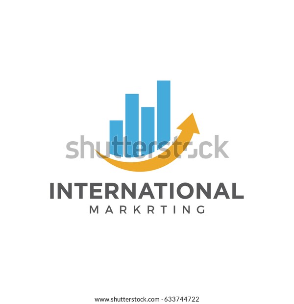 Chart Marketing Arrow Logo Icon Vector Stock Vector (Royalty Free ...