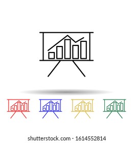 Chart On Board Icon Element Simple Stock Vector (Royalty Free) 1065954446