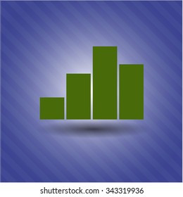 Vector Illustration Chart Symbol Green Color: เวกเตอร์สต็อก (ปลอดค่า ...