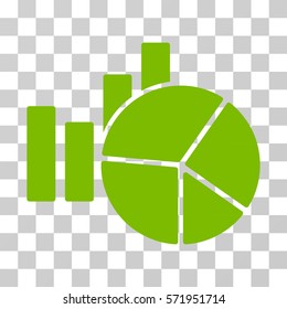 Charts Icon Vector Illustration Style Flat Stock Vector (Royalty Free ...