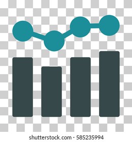 Charts Icon Vector Illustration Style Flat Stock Vector (Royalty Free ...