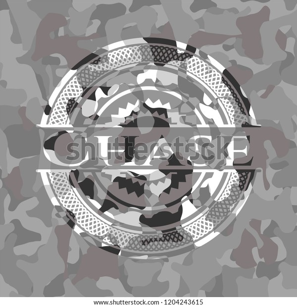 Chase On Grey Camo Texture Stock Vector (Royalty Free) 1204243615 ...