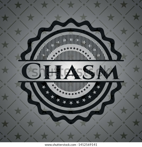 Chasm Retro Style Black Emblem Vector Stock Vector (Royalty Free ...