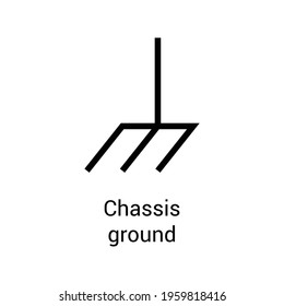 Chassis Ground Symbol Electrical Stock Vector (Royalty Free) 1959818416 ...
