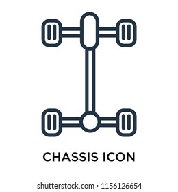 Chassis Icon Vector Isolated On White Stock Vector (Royalty Free ...