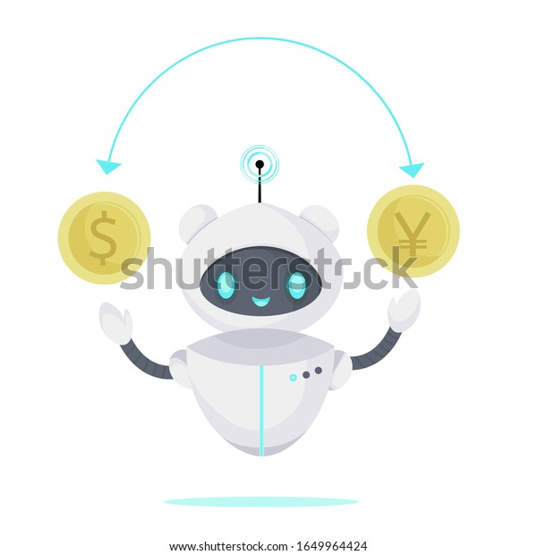 Chat Bot Currency Exchange Online Consultation Stock Vector (Royalty ...