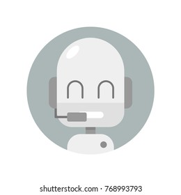 Chat Bot Customer Service Icon Stock Vector (Royalty Free) 768993793 ...