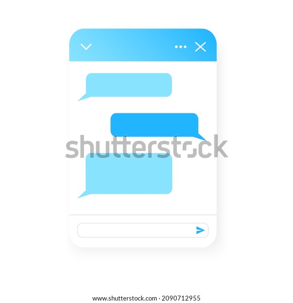 Chat Bot Window Template Life Chat Stock Vector (Royalty Free ... Chat Bot Window Template Life Chat Stock Vector (Royalty Free ...