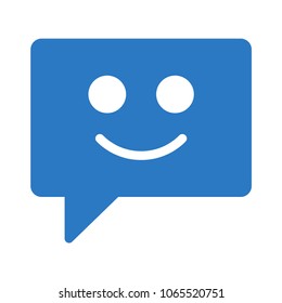 Chat Bubble Face Stock Vector (Royalty Free) 1065520751 | Shutterstock