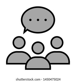 Peer Mentoring Concept Icon Social Togetherness Stock Vector (Royalty ...