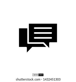 Chat Icon Design Inspiration Vector Template Stock Vector (Royalty Free ...