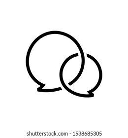 Chat Logo Design Inspiration Vector Stock Vector (Royalty Free ...