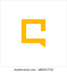 Chat Logo Design Vector Sign Stock Vector (Royalty Free) 1803917725 ...