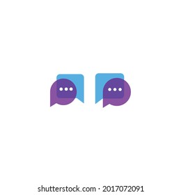 Chat Logo Icon Design Template Stock Vector (Royalty Free) 2017072091 ...