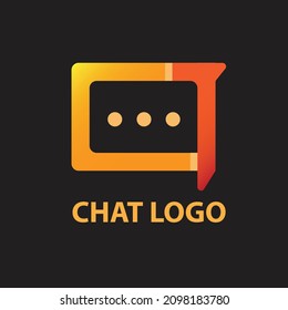 Chat Logo Suitable Product Logos Application Stock Vector (Royalty Free ...