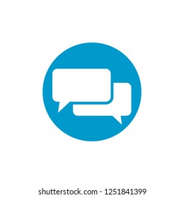 Chat Message Vector Illustration Icon Stock Vector (Royalty Free ...