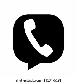 Chat Phone Icon Vector Logo Illustration Stock Vector (Royalty Free ...