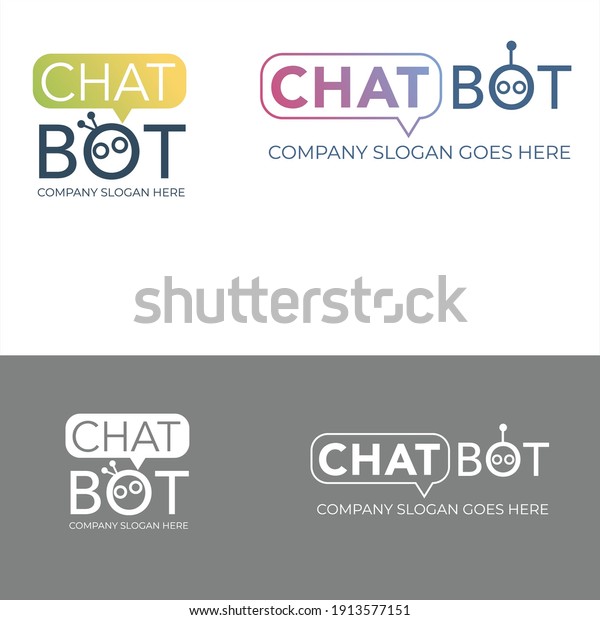 Chat Robot Logo Concept Tech Ai Stock Vector (Royalty Free) 1913577151 ...