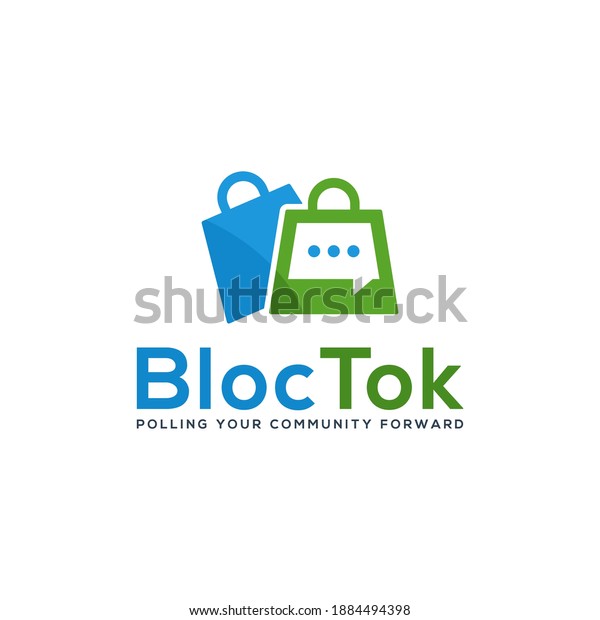 Chat Shop Logo Design Template Vector Stock Vector (Royalty Free ...