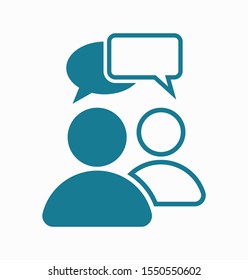 Chat Talk Icon Vector Illustration Eps10: stockvector (rechtenvrij ...