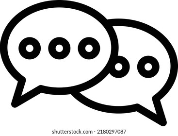 Chat Vector Illustration On Transparent Backgroundpremium Stock Vector ...
