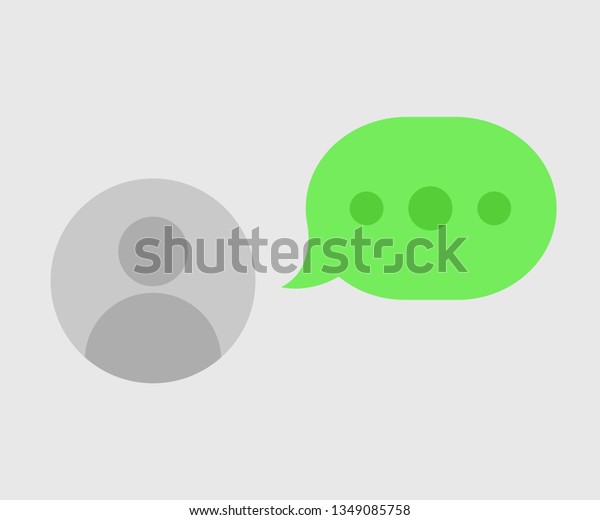 Chatting icon, symbol, web, app. Whatsapp element ui. Vector ...
